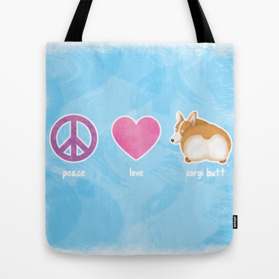 Pembroke Welsh Corgi Tote Bag Corgi Pet Lover Gift Corgi | Etsy