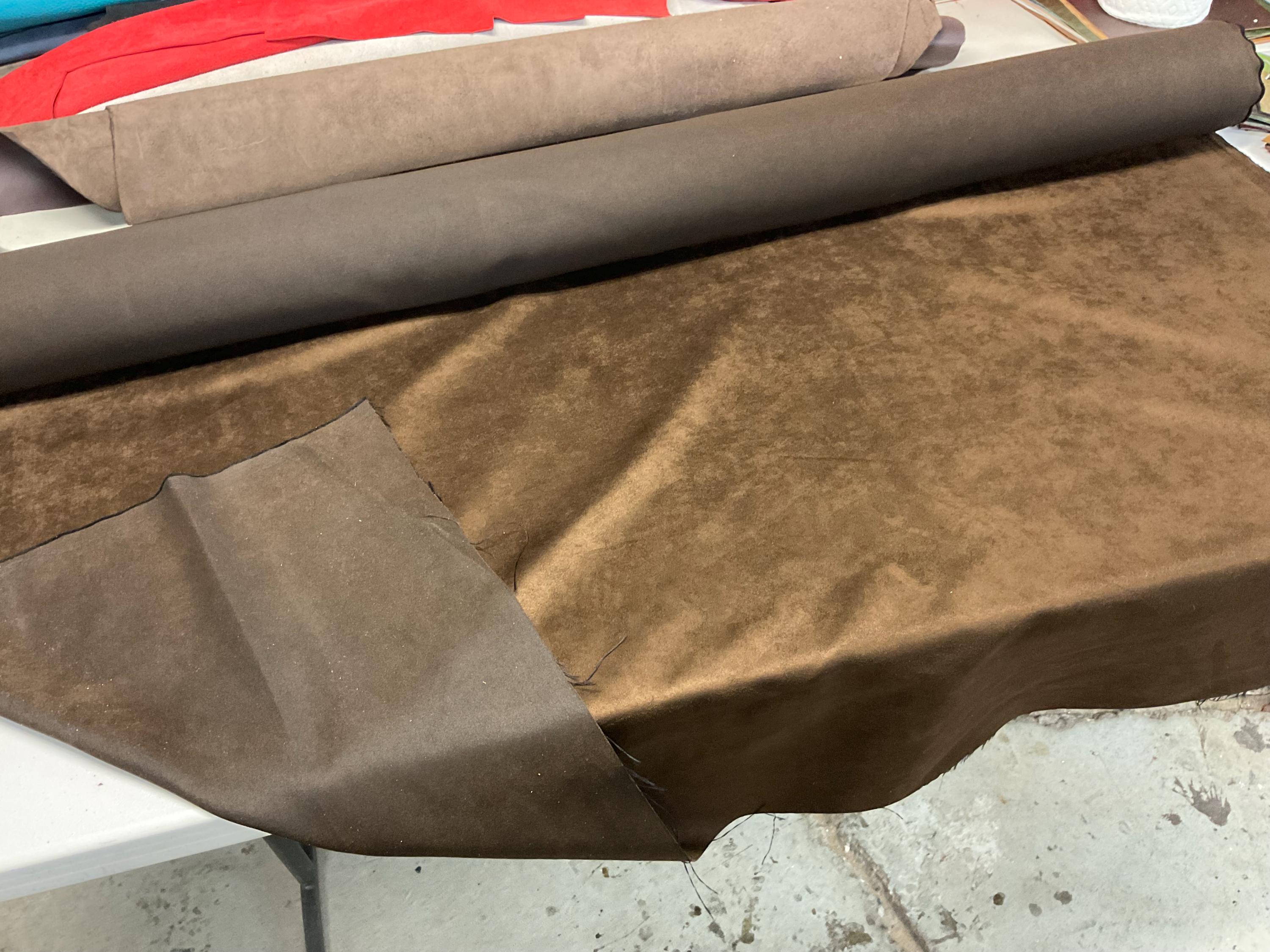 Microsuede Fabric Chocolate 25 Yards - Etsy