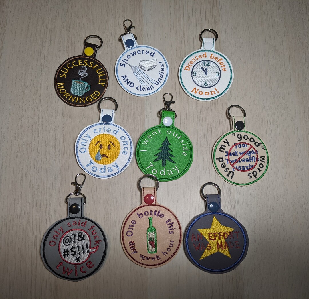 Adult Merit Badge Keychains - Free Shipping Included in the US - Etsy