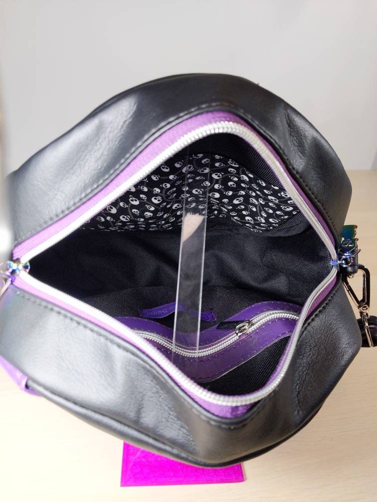 Skull Skeleton Custom Circle Crossbody Shoulder Bag Handbag Purse - Etsy