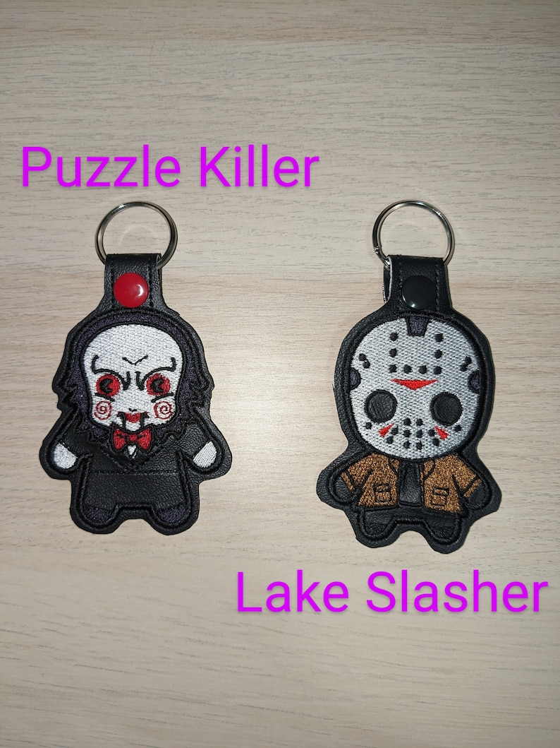 Horror Movie Monster Villains Inspired Keychains - Free Shipping ...