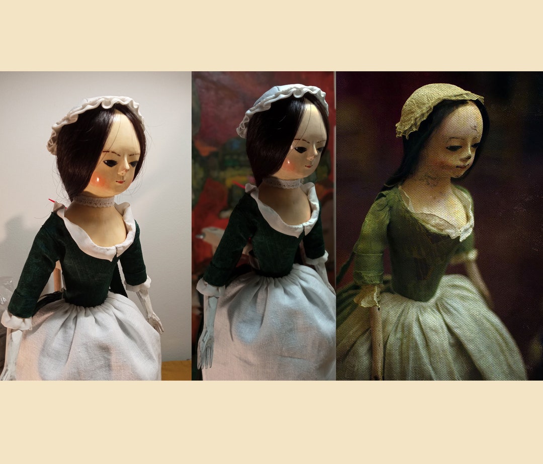 Wooden Doll. Pandora. Queen Anne. Lady of Edinburgh. Sixteen Inches. - Etsy