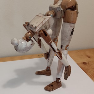 Wooden Mannequin, Movable Figure, Robot. - Etsy
