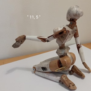Wooden Mannequin, Movable Figure, Robot. - Etsy