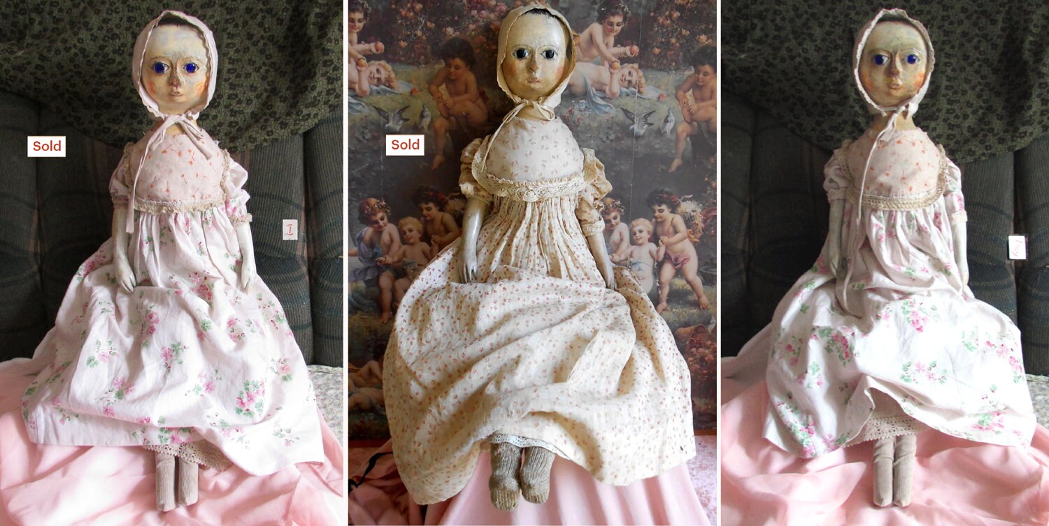 Queen Anne Lady Doll. Replic. - Etsy
