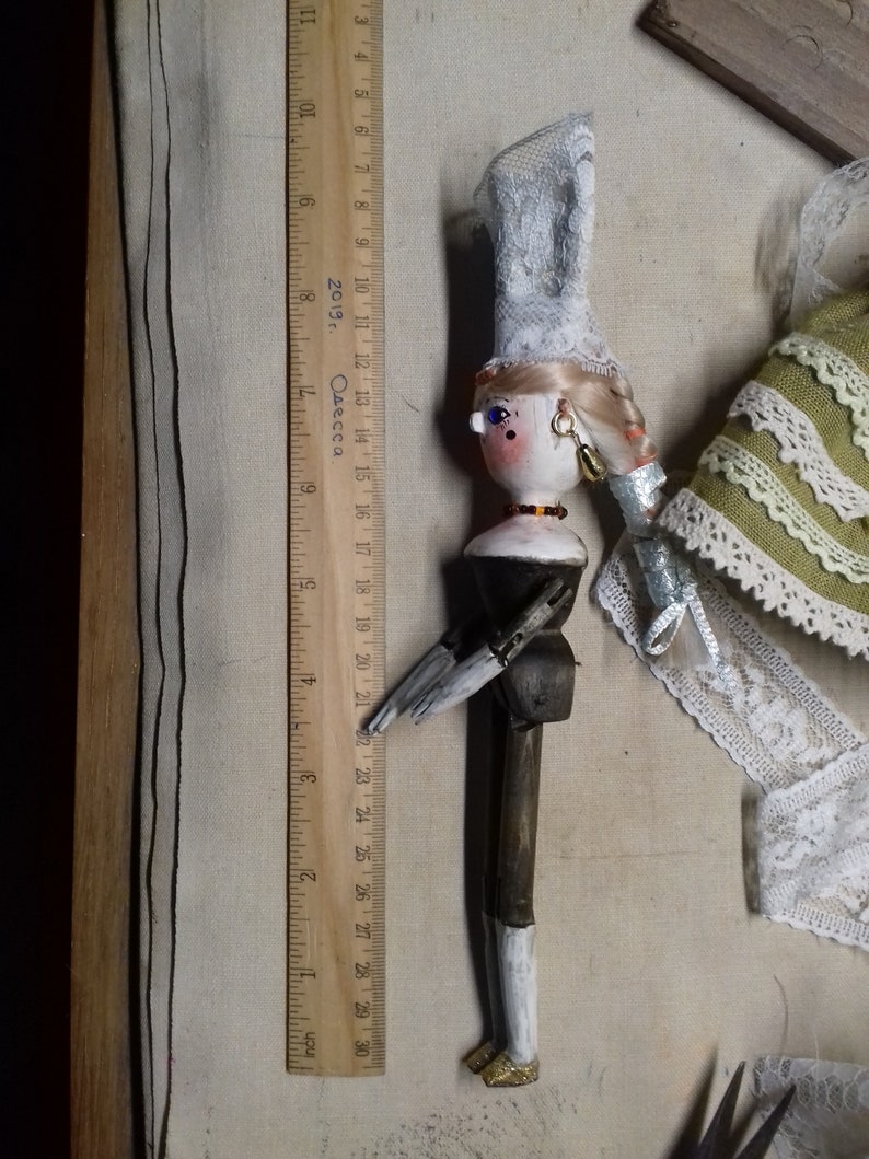 Wooden Doll on Pegs. Interpretation. William Higgs. - Etsy