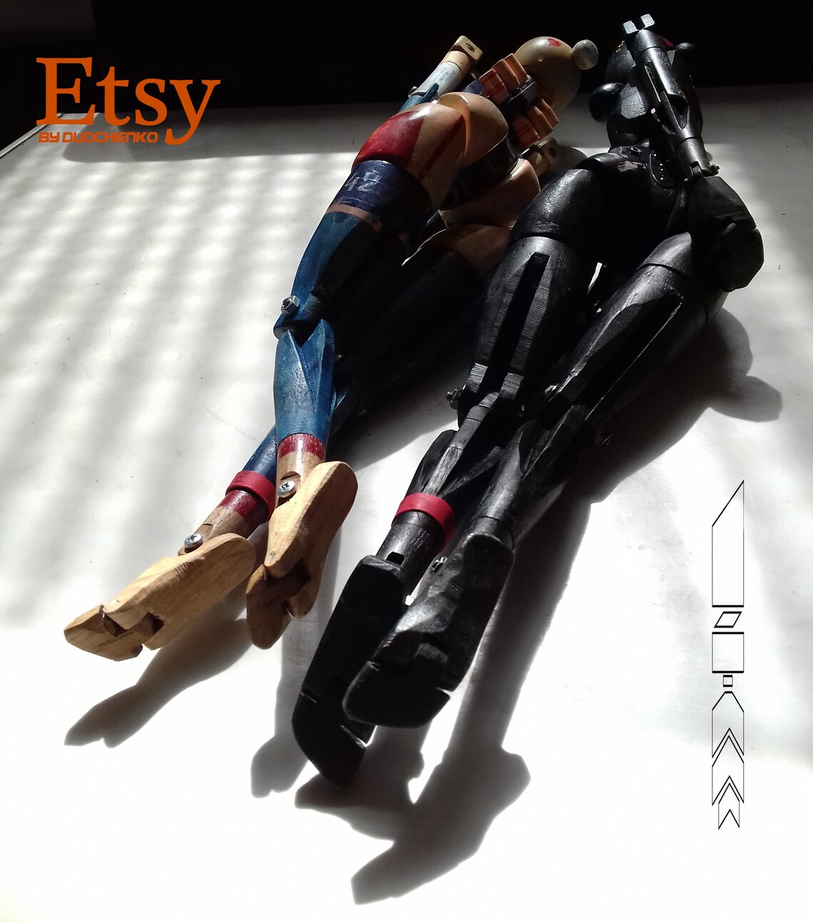 Wooden doll mannequin android. Girls 042. The size is 42 | Etsy