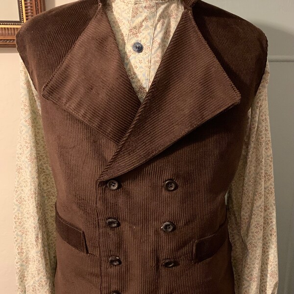 Double Breasted Vest - Etsy