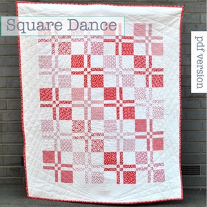 Square Dance Quilt Pattern PDF for Instant Download Level: Skilled ...