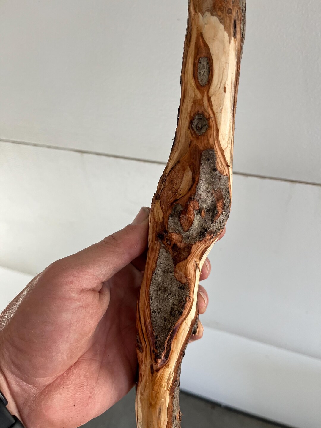 Diamond Willow Cane (ARTISTIC GLAMOUR) 43" Walking Stick, You Carve ...