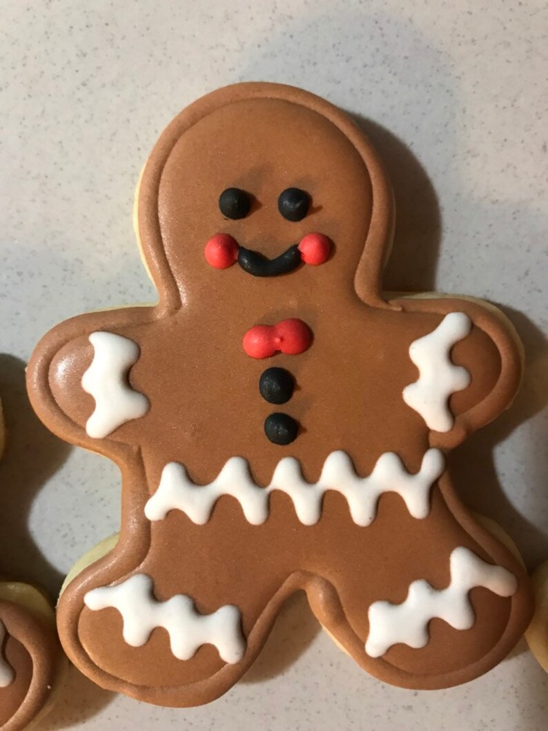 Gingerbread Men Cookies - I Dozen - Etsy