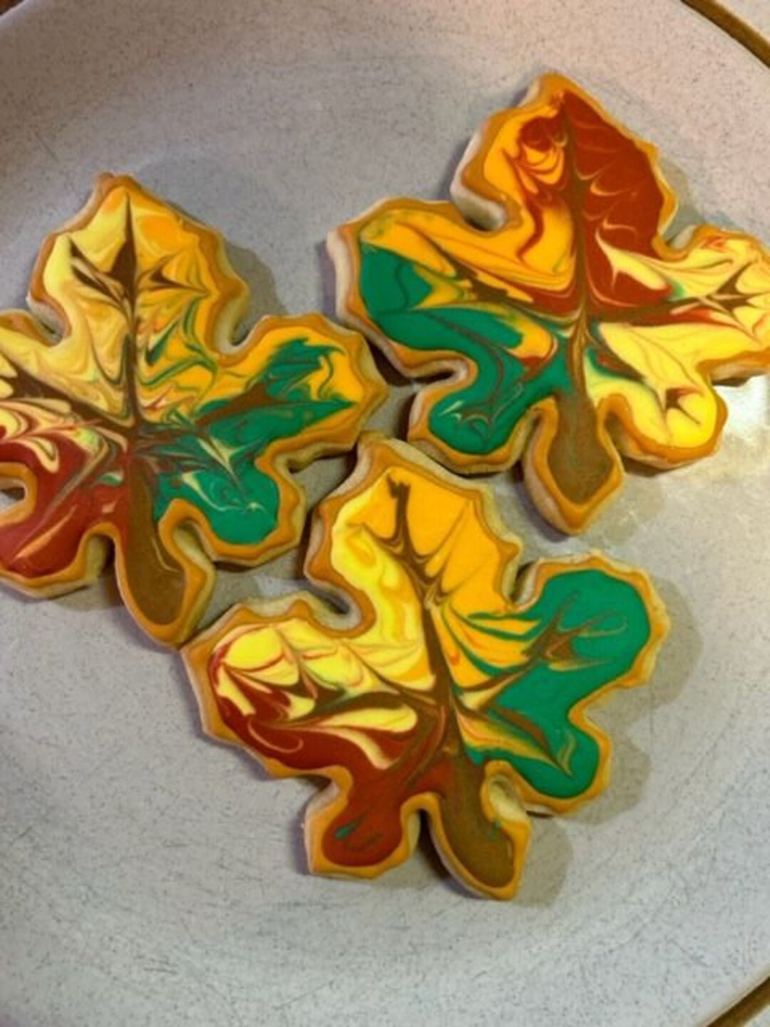 Autumn Leaves Sugar Cookies - 1 Dozen - Etsy