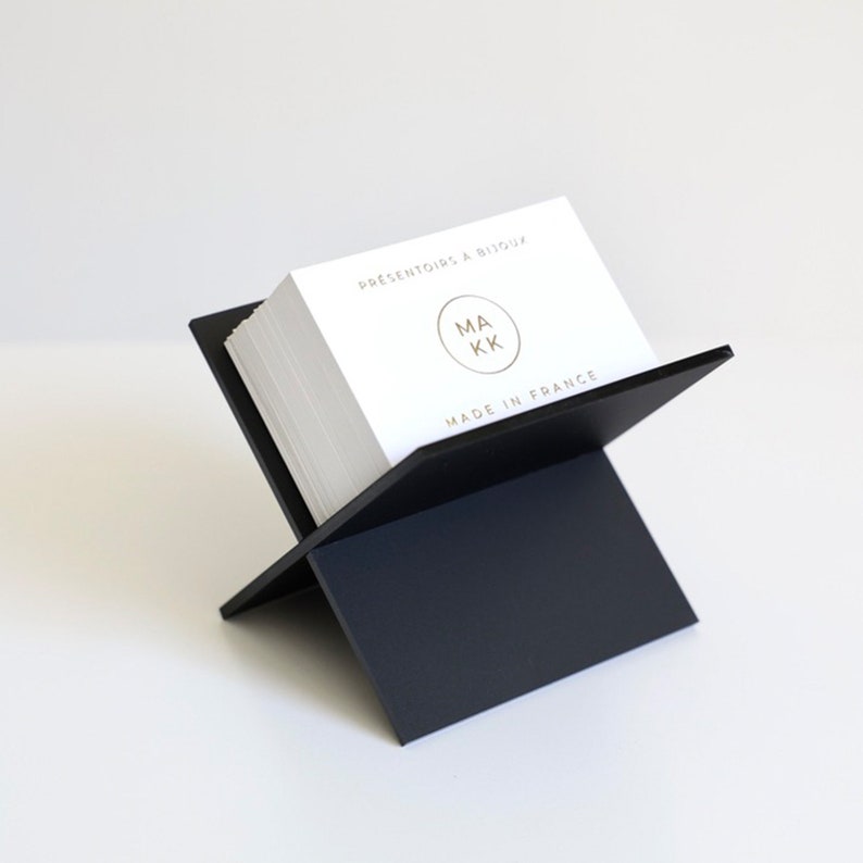 Business Card Holder ROMEO - Modern Minimalist Acrylic Display Stand ...