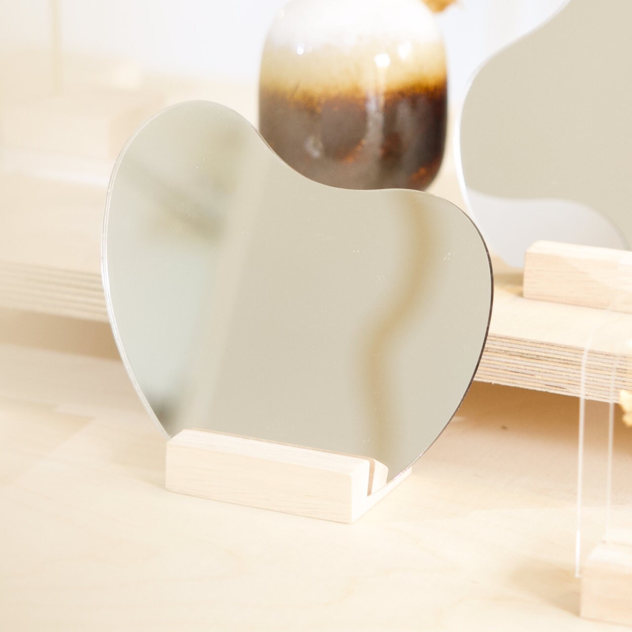 Mirror Display ORGANIC, Small Mirror, Table Top Mirrors and Organic ...