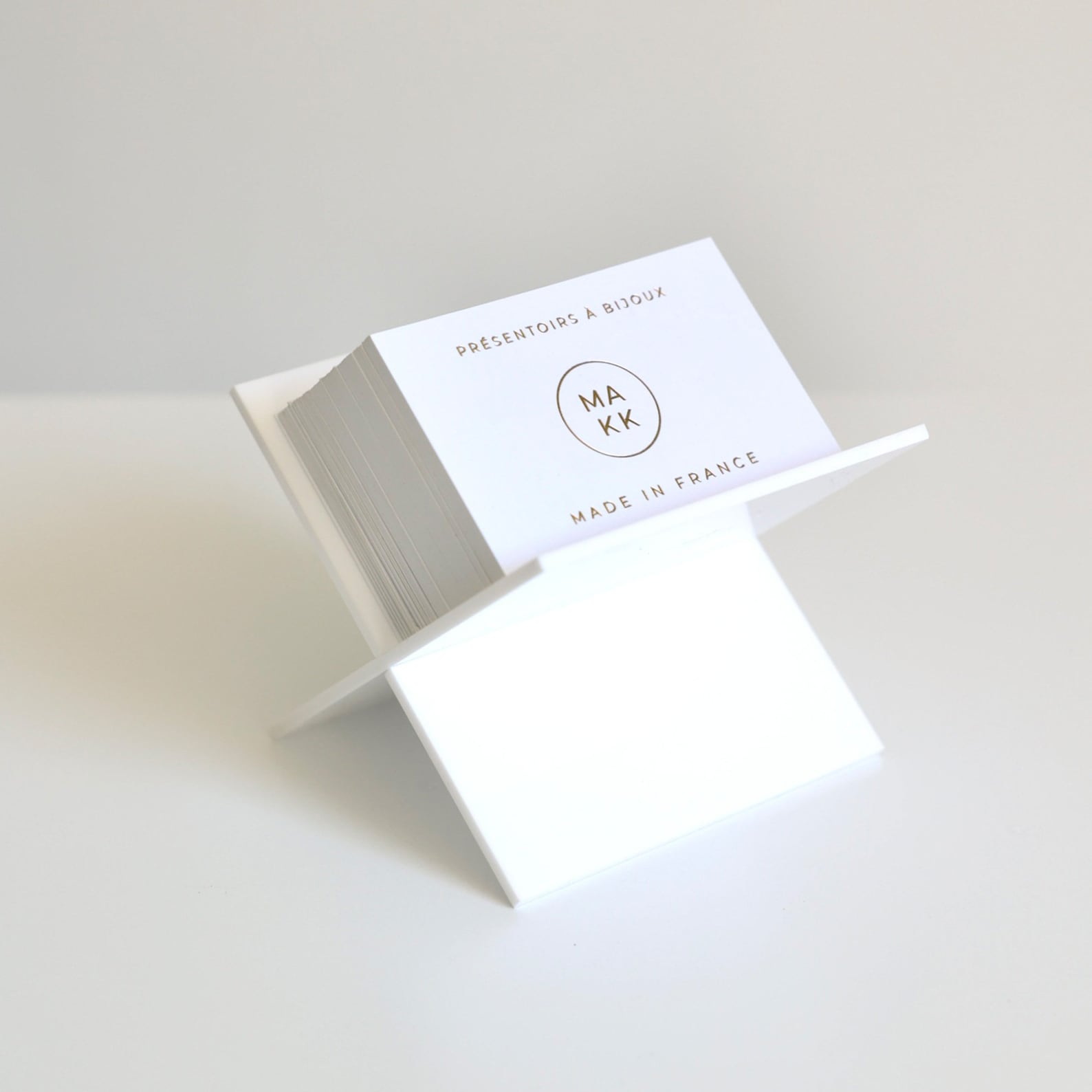 Business Card Holder ROMEO - Modern Minimalist Acrylic Display Stand ...