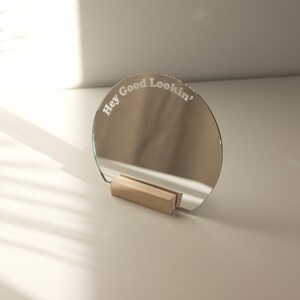 Round Mirror, Small Mirror HEY, Jewelry Display, Table Top Mirrors ...