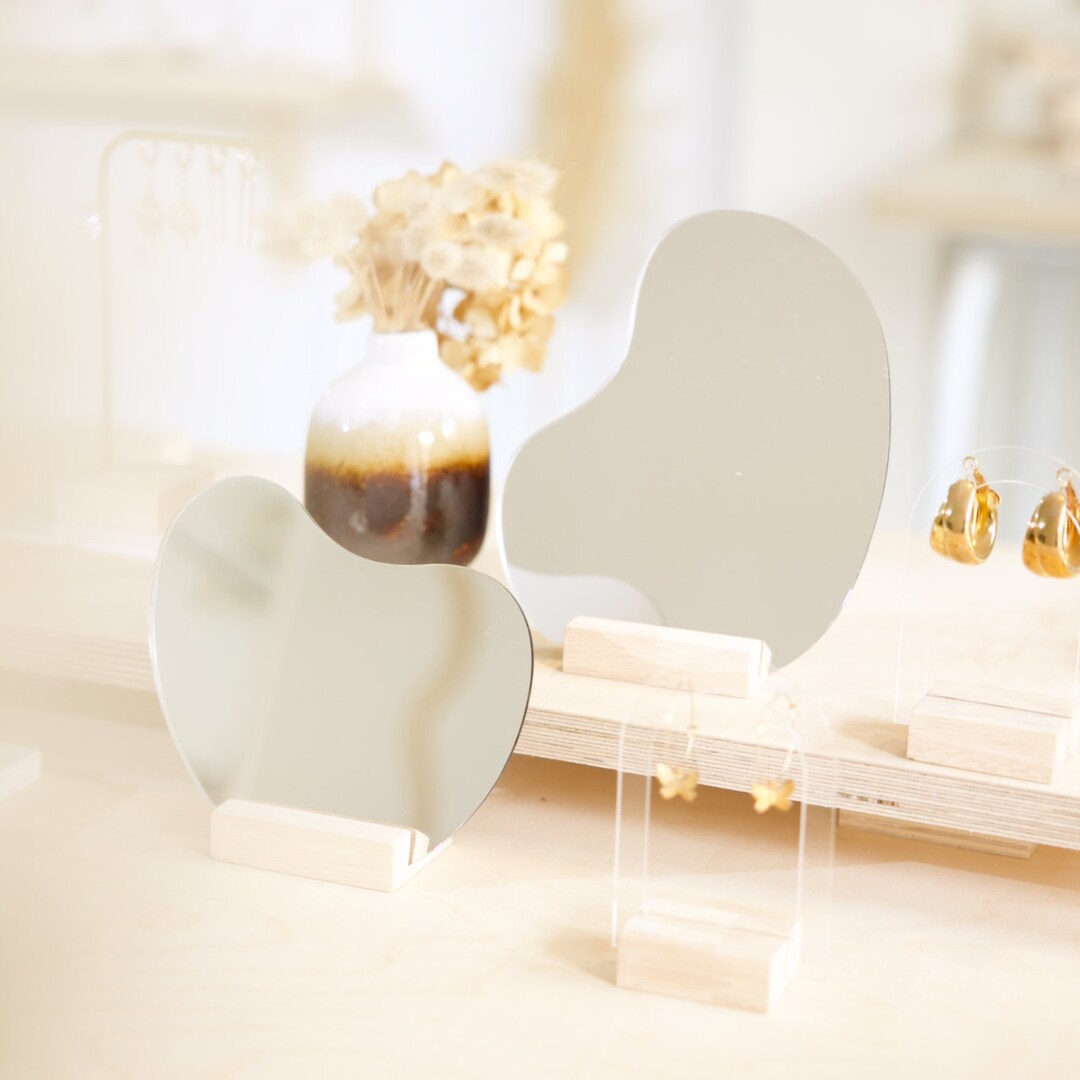 Mirror Display ORGANIC, Small Mirror, Table Top Mirrors and Organic ...