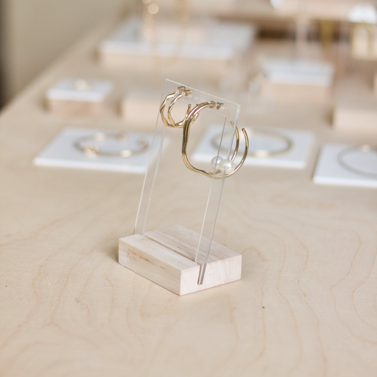 Earring Display STINA Stud Earrings Holder and Jewelry - Etsy