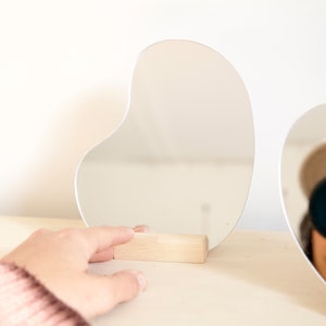 Mirror Display ORGANIC, Small Mirror, Table Top Mirrors and Organic ...