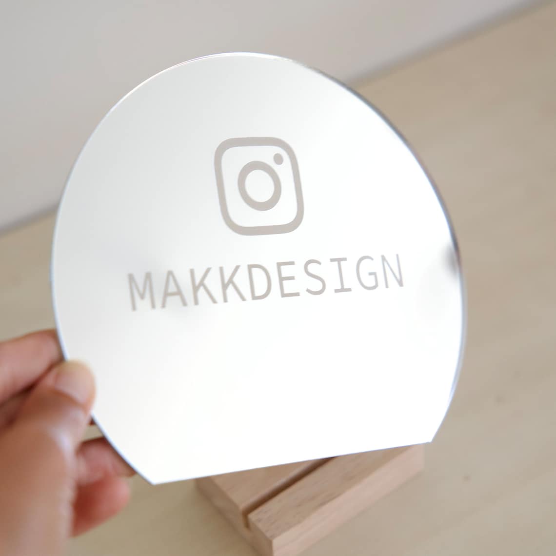 LED Customizable Mirror for Instagram, Customizable Instagram POS ...