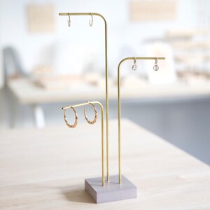 Earring Display Stand CHLOE3, Jewelry Organizer & Retail Display, Wood ...