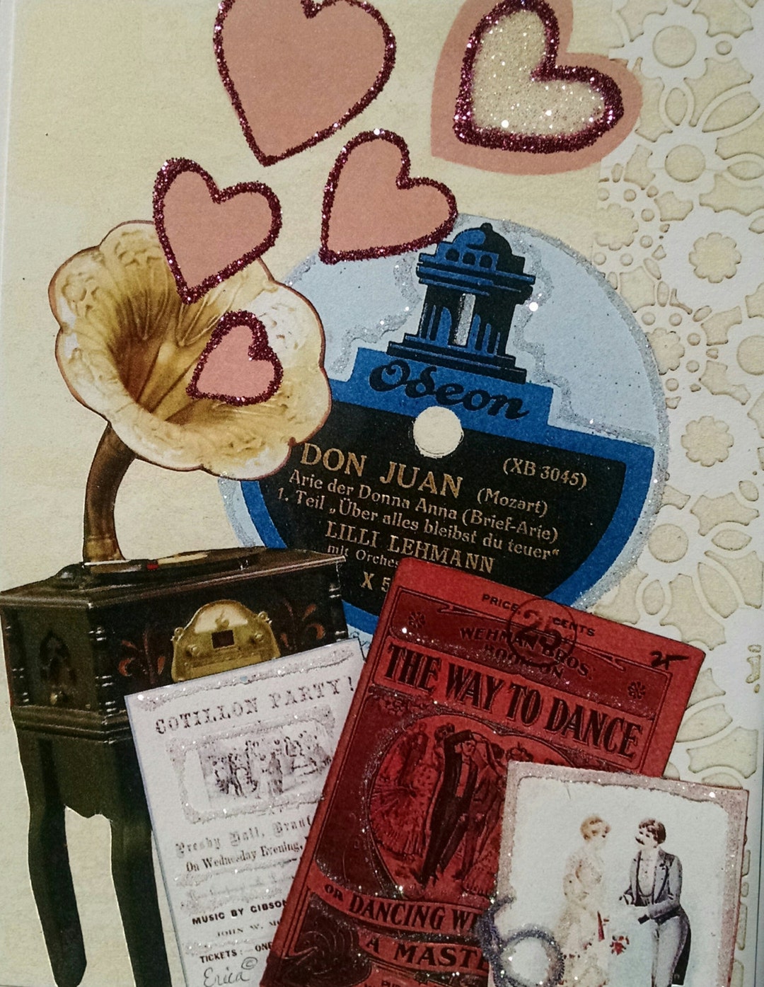 Love Song Card, Music Card, Romantic Music Card, Card for Musician - Etsy