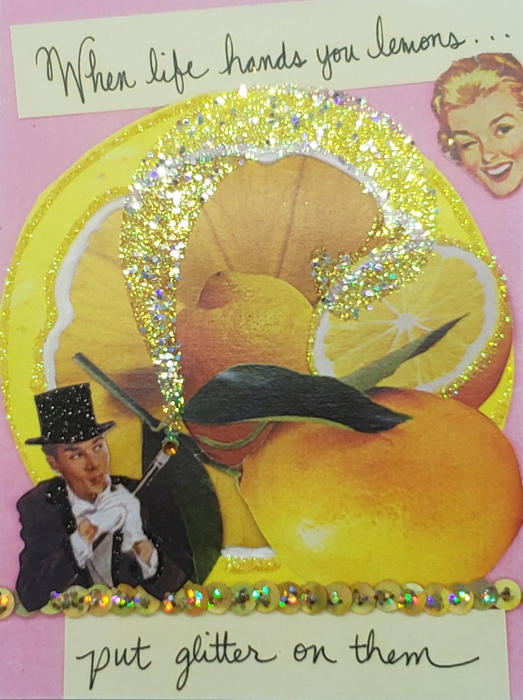 Cheer up Card, Get Well Card, Thinking of You, Lemon Card - Etsy