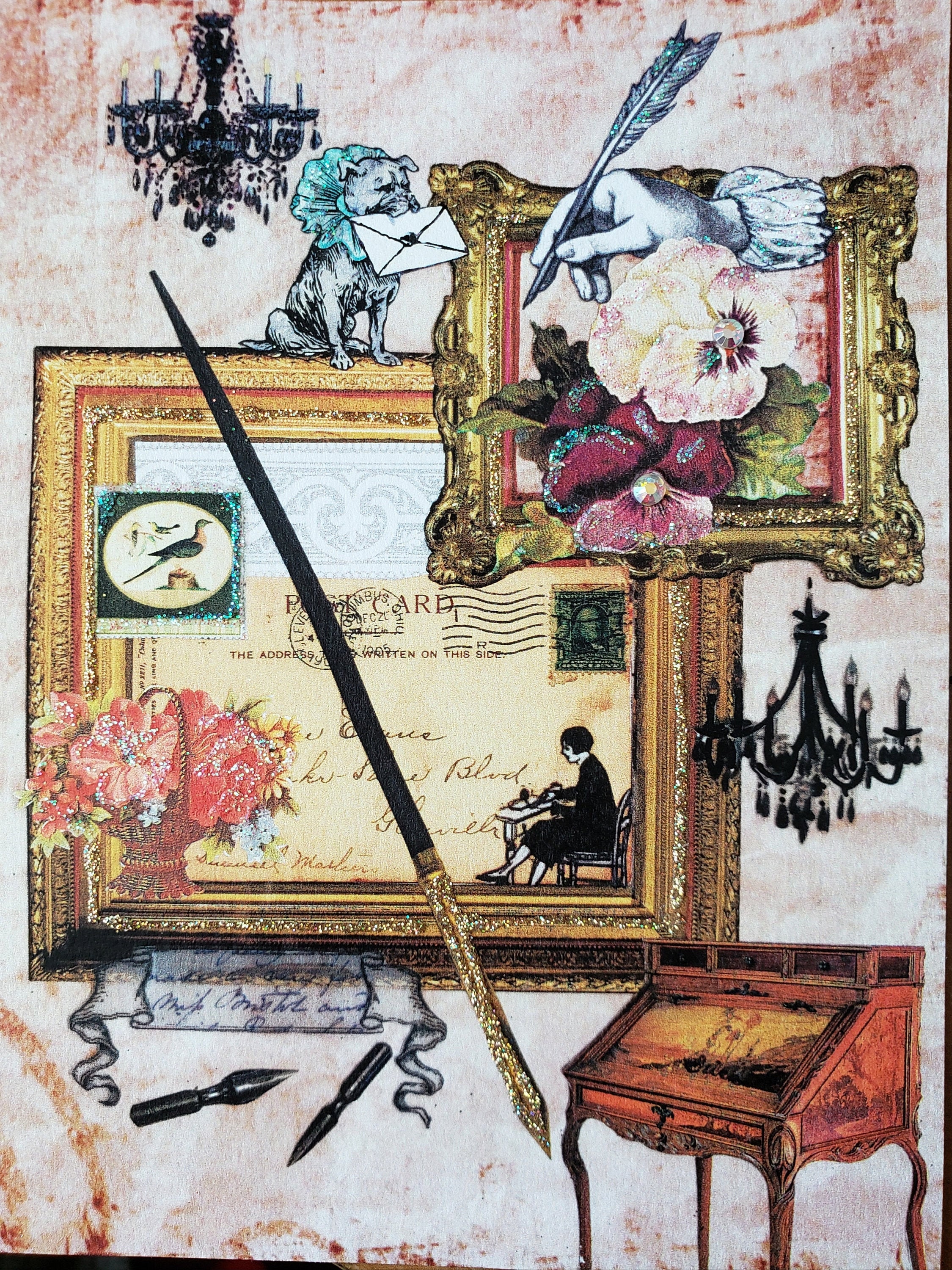 Writer Birthday Card Author Card Pen Pal Card - Etsy