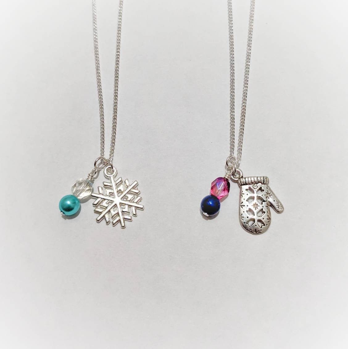 Elsa and Anna Necklace - Etsy