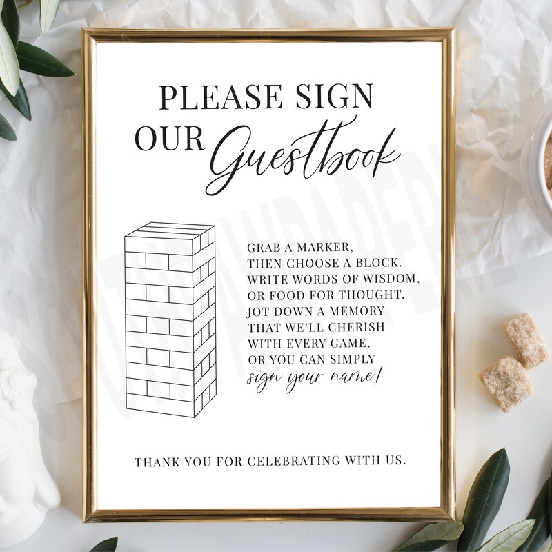 Wedding Jenga - Etsy