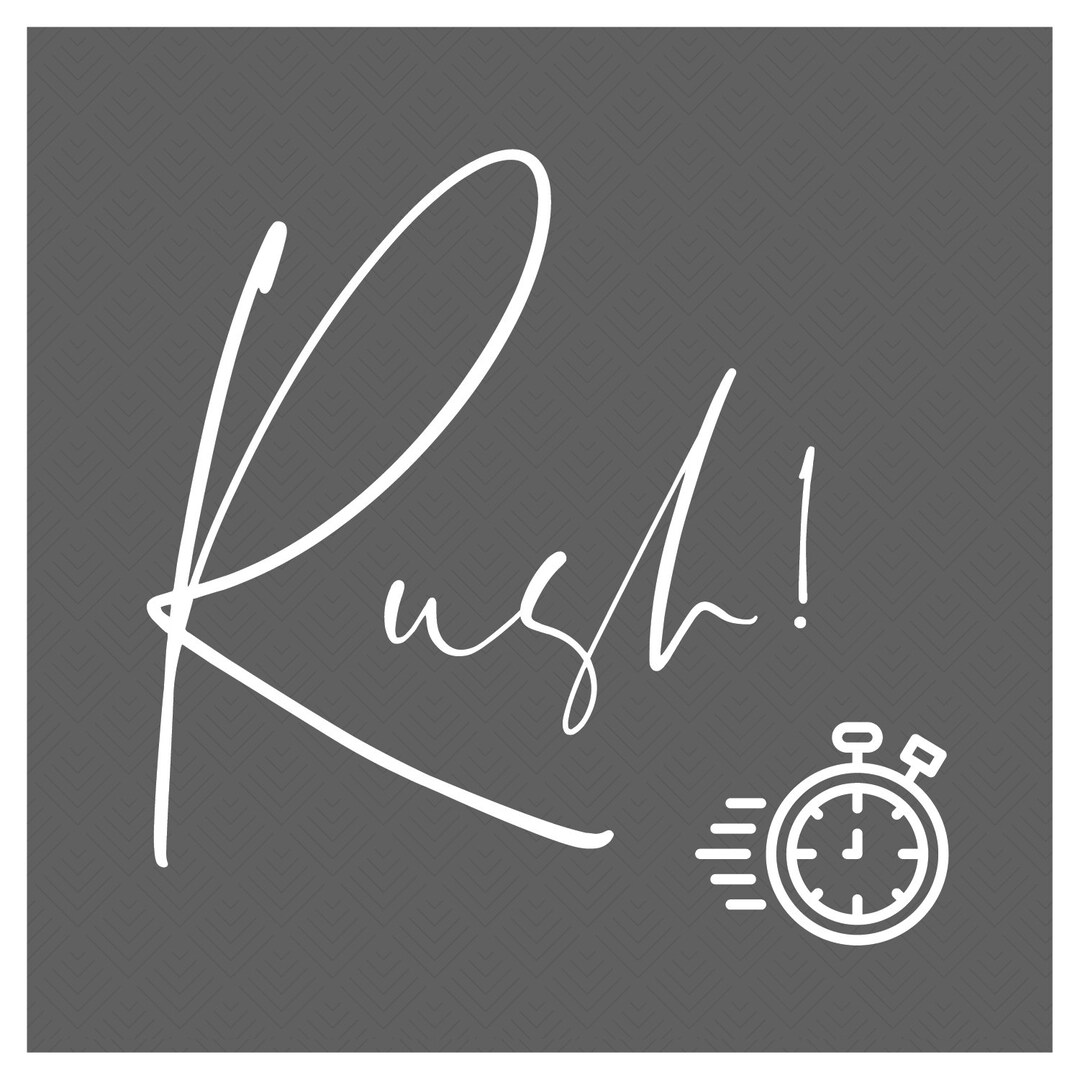 Rush Processing for Orders From Southpaw Paperie - Etsy