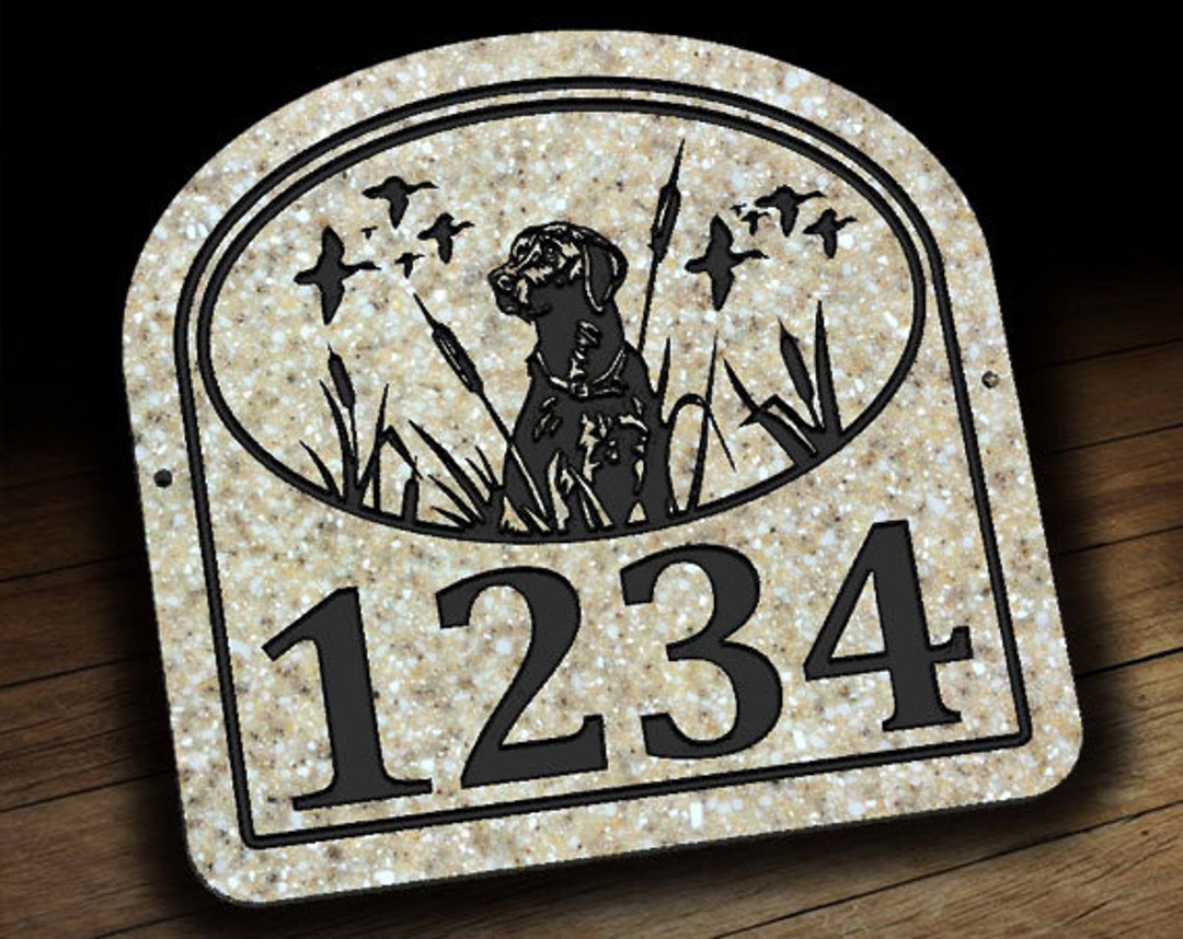 Address Plaque 13" X 13" Labrador Retriever Ducks Address Sign ...