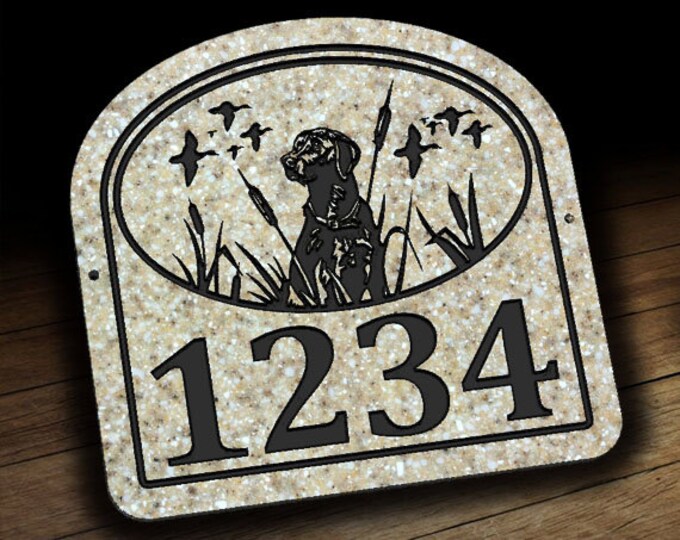 Address Plaque 13" X 13" Labrador Retriever Ducks Address Sign ...