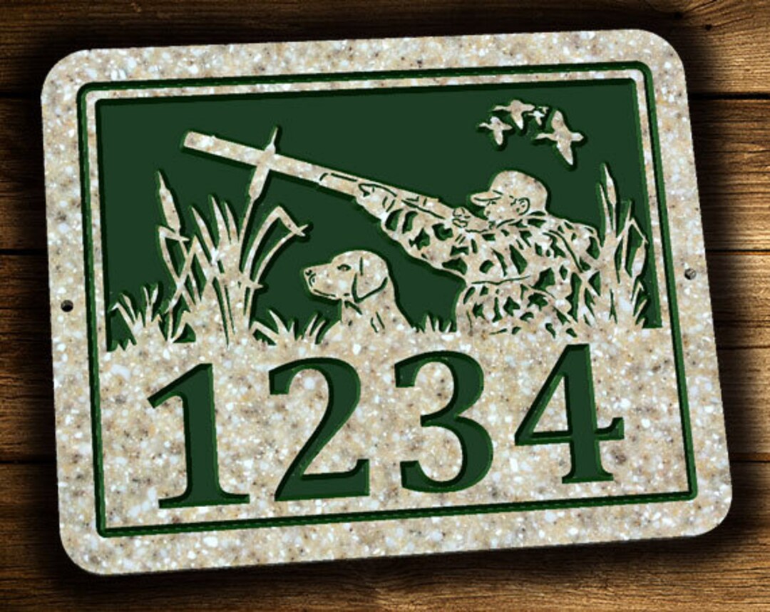 Address Plaque 11 X 14 Labrador Retriever Personalized Outdoor House ...