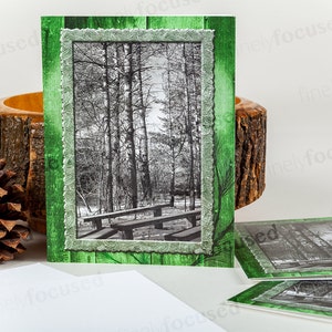 NOTE CARDS Package of 3 B&W Photo Warm up Someones Winter - Etsy
