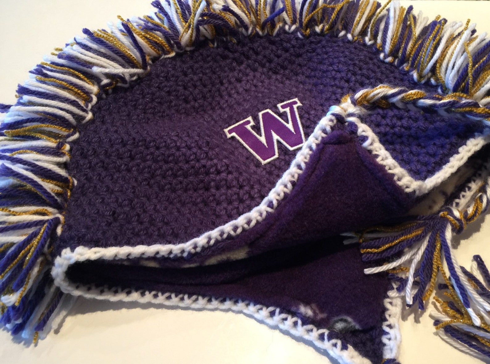 Licensed UW Huskies Mohawk Hat Huskies Team Spirit Hat Husky | Etsy