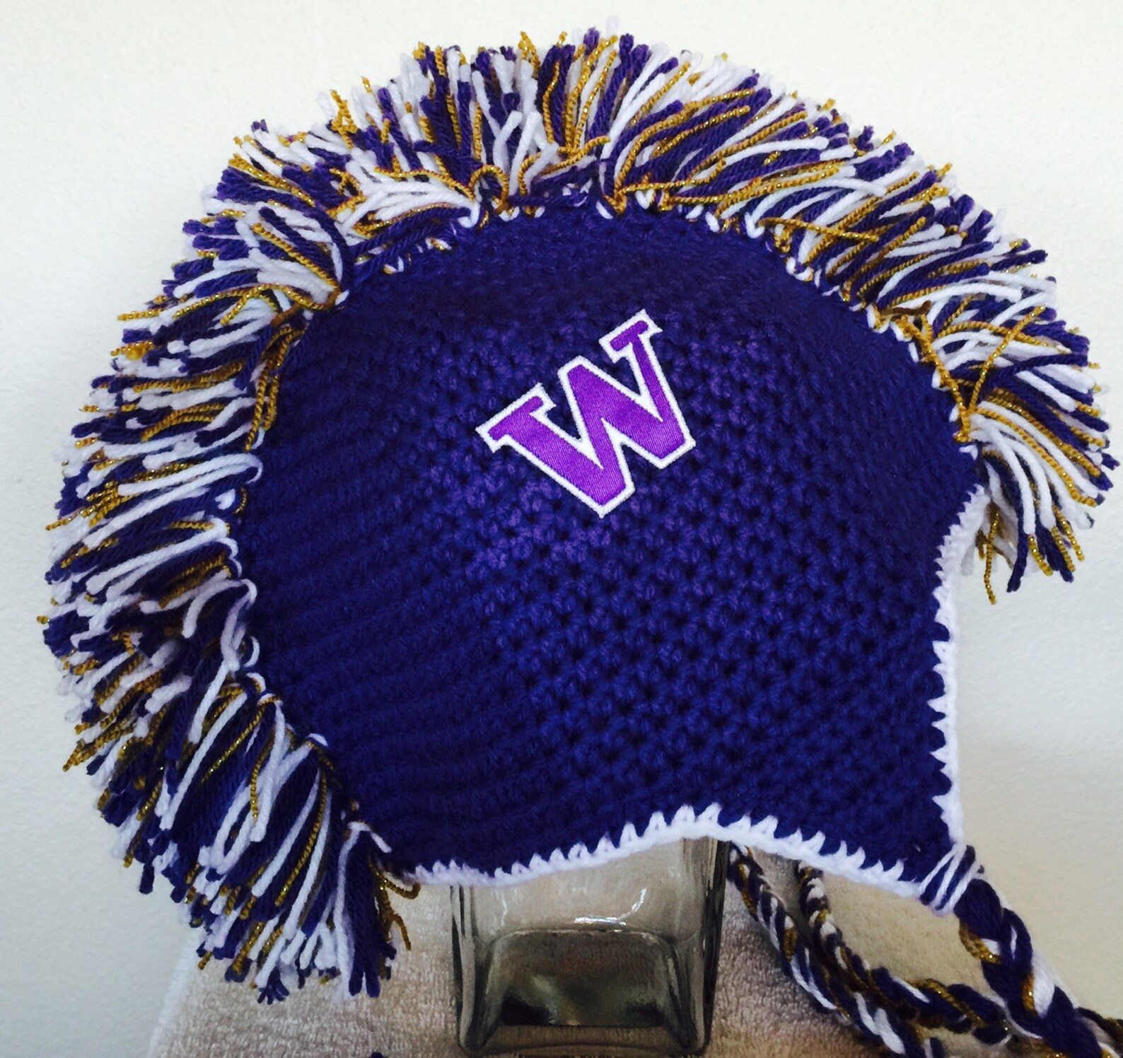 Licensed UW Huskies Mohawk Hat Huskies Team Spirit Hat Husky - Etsy