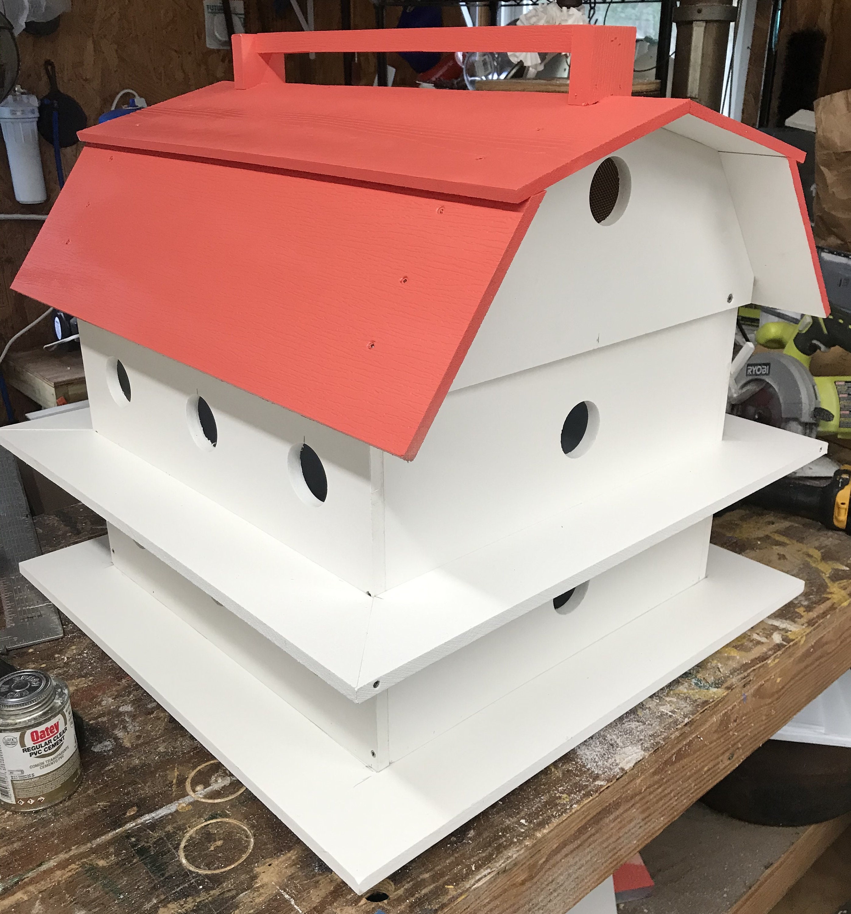 Purple Martin Home - 16 Chambers, Barn Style - Etsy