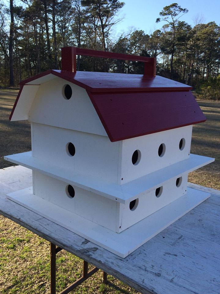 Purple Martin Home - 16 Chambers, Barn Style - Etsy