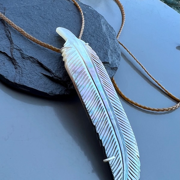 Carved Mother Of Pearl Pendant Etsy