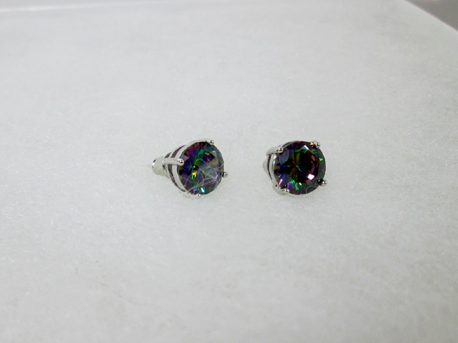 Pendientes de topacio místico pendientes de topacio místico - Etsy España