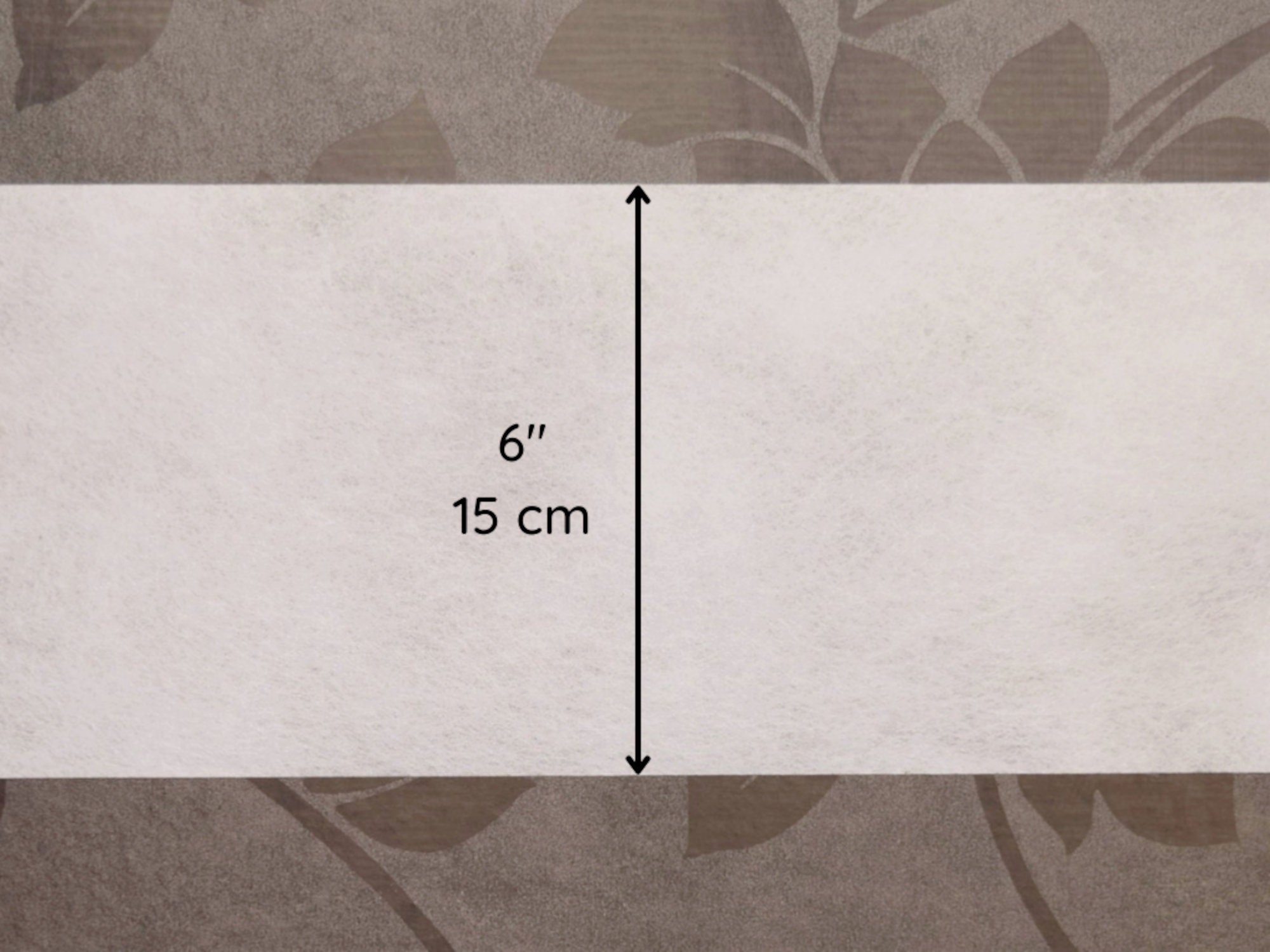 Non-woven Curtain Stiffener | 100 Yards Roll | Width 6" - 15 Cm | White ...