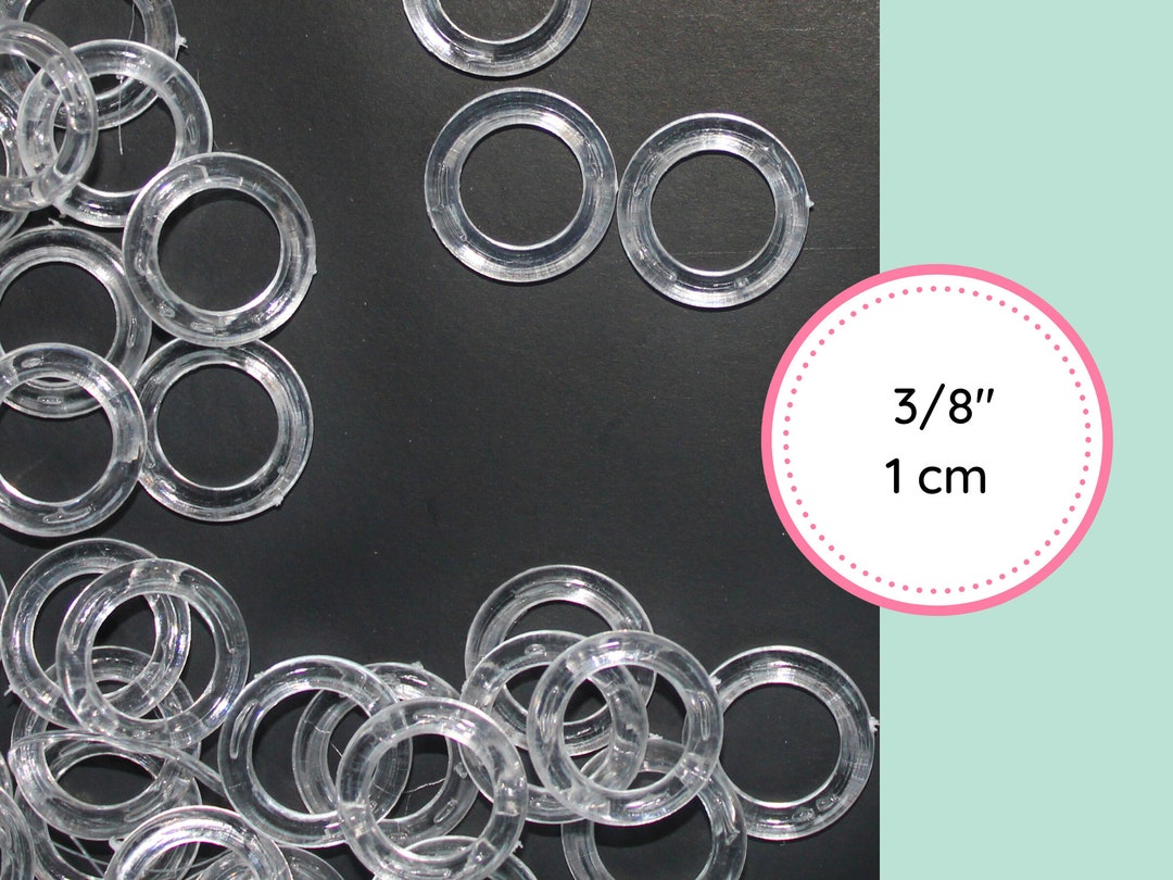 Transparent Plastic Rings 3/8 1 Cm Roman Blind Supply Sewing Eyelets - Etsy