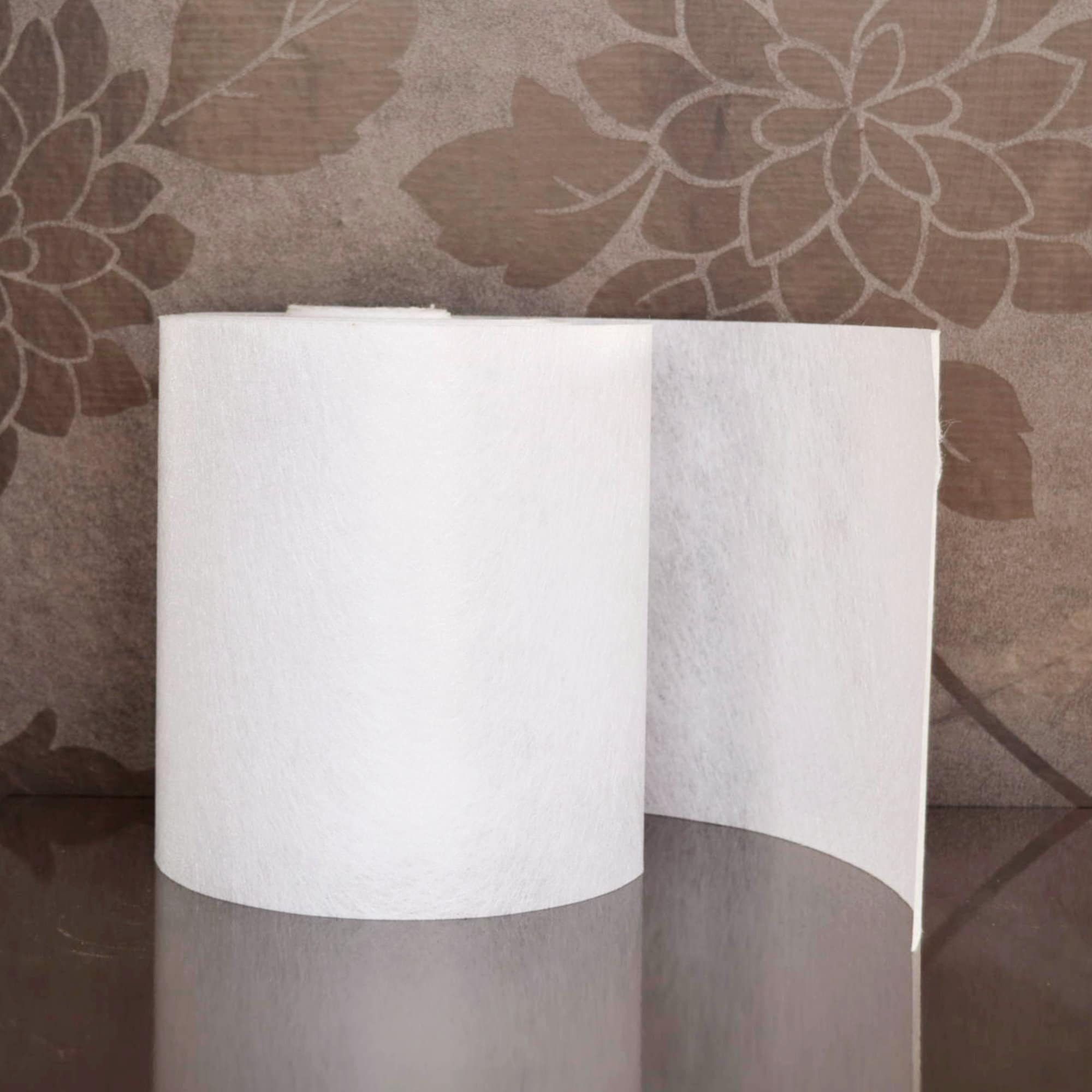 Non-woven Curtain Stiffener | 100 Yards Roll | Width 6" - 15 Cm | White ...