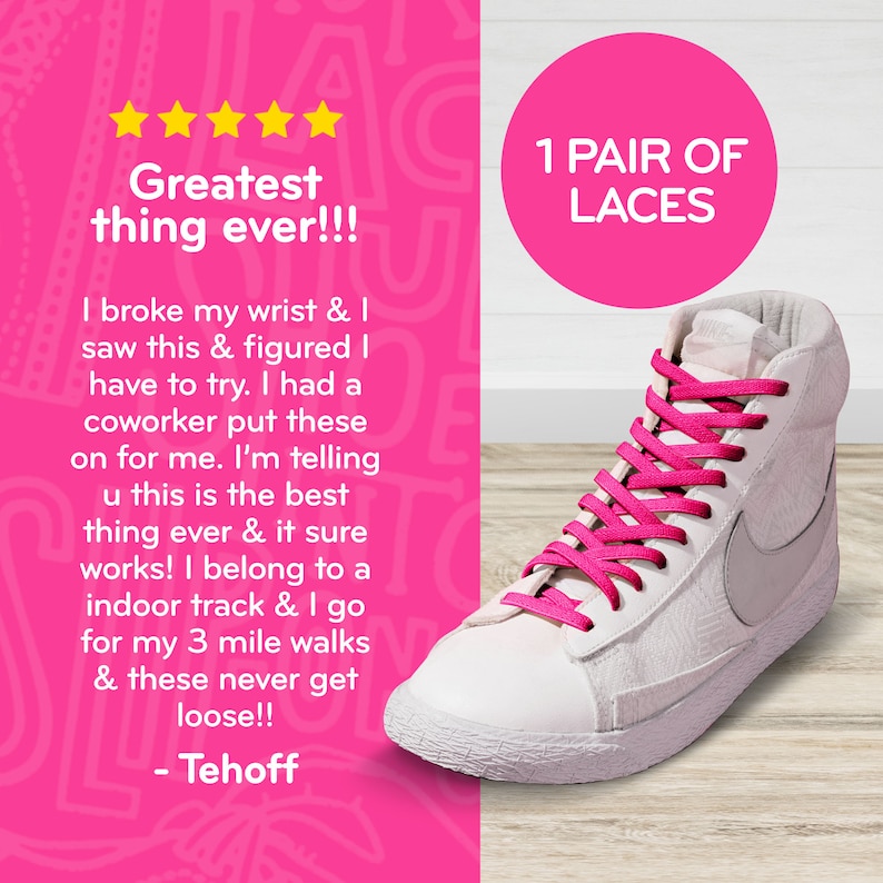 The Original Stretchlace No Tie Shoelaces | Adults Kids | Stretch ...