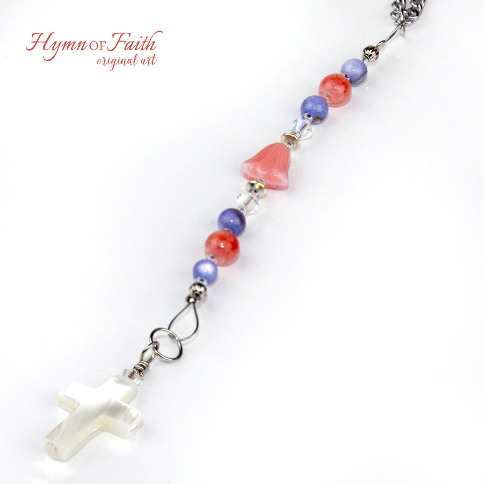Christian Rear View Mirror Charm Cross Car Charm Christian - Etsy