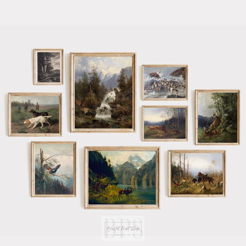Hunting Prints - Etsy