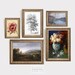 Vintage Hunting Gallery Wall Set of 9 Stag Hunter Art Man Cave Art ...