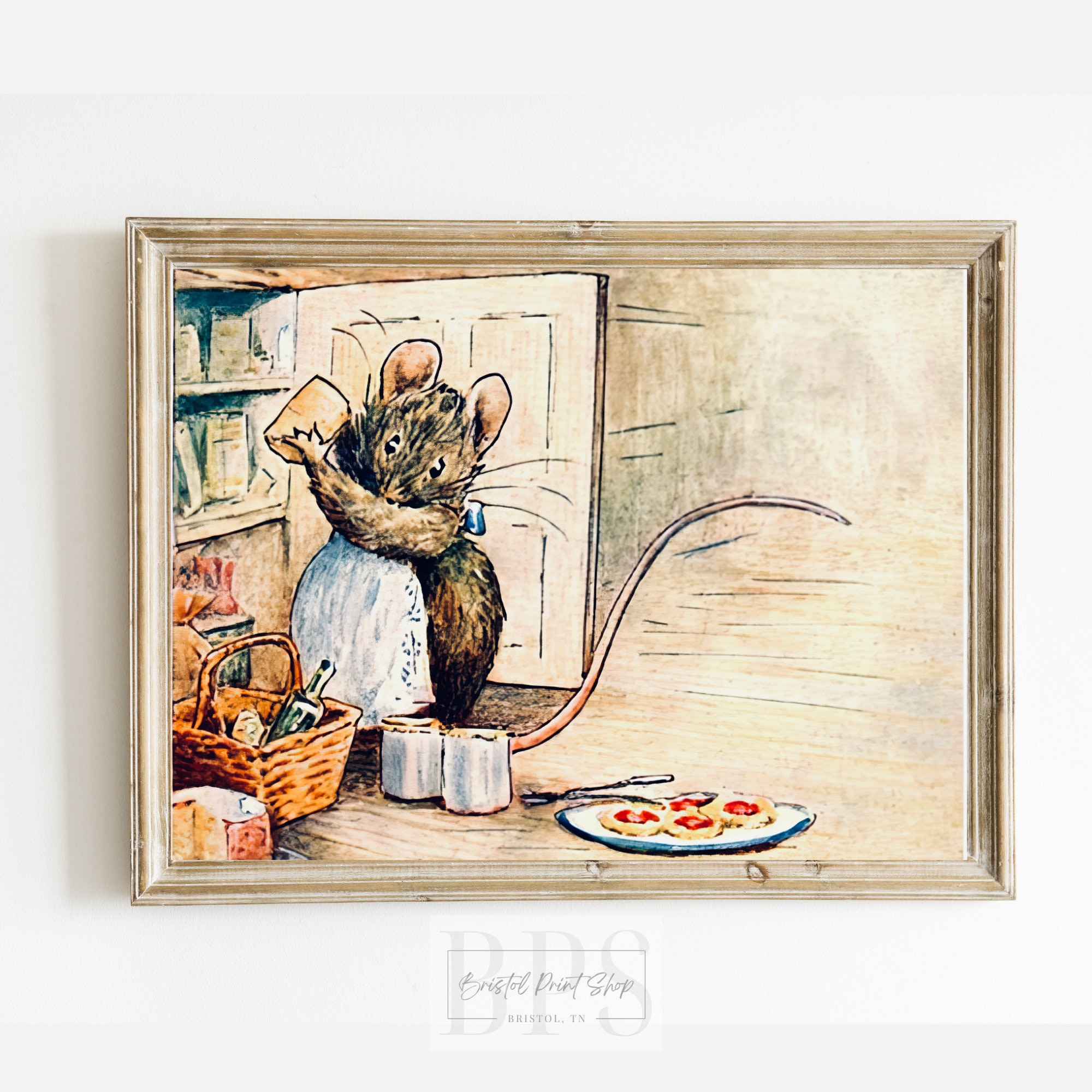 Beatrix Potter | Vintage Nursery Gallery Wall Art | Mice Illustrations ...