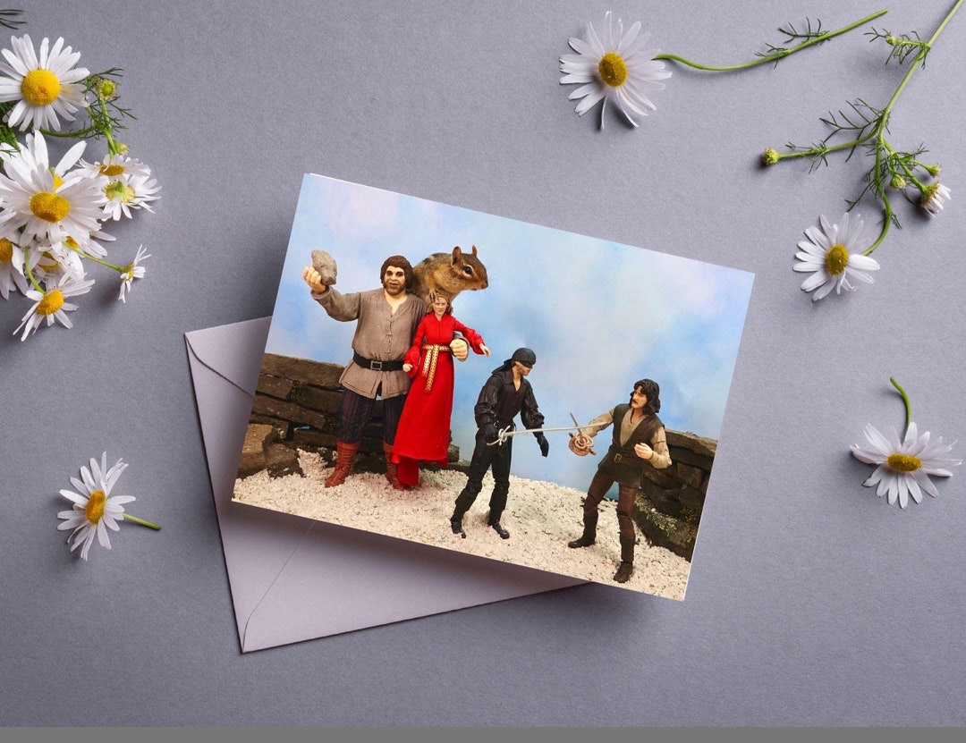 Chipmunk Princess Bride Sword Fight Notecard - Etsy